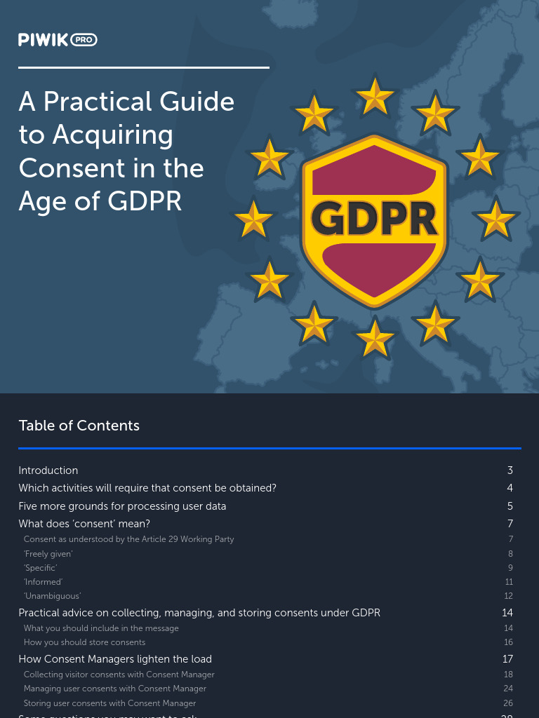 A Practical Guide To Acquiring Consent in The Age of GDPR | PDF ...