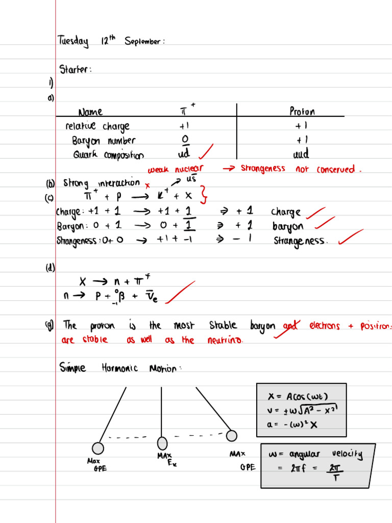 Week 1 | PDF | Standard Model | Particle Physics