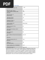 PE-UHMW Technical Data Overview | PDF | Strength Of Materials ...