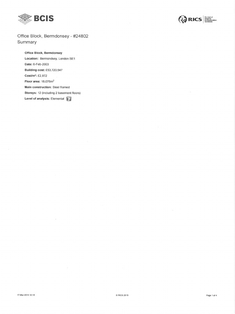 7.sample SFCA - Belmondsey SFCA | PDF