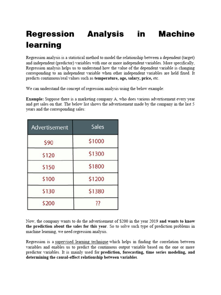 6 Regression Analysis | PDF | Regression Analysis | Dependent And Independent Variables