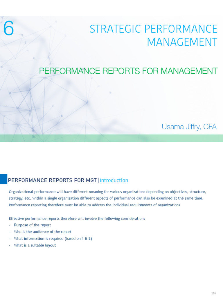 Presentation SPM Chapter 6 Performance Reports | PDF | Business | Human Communication