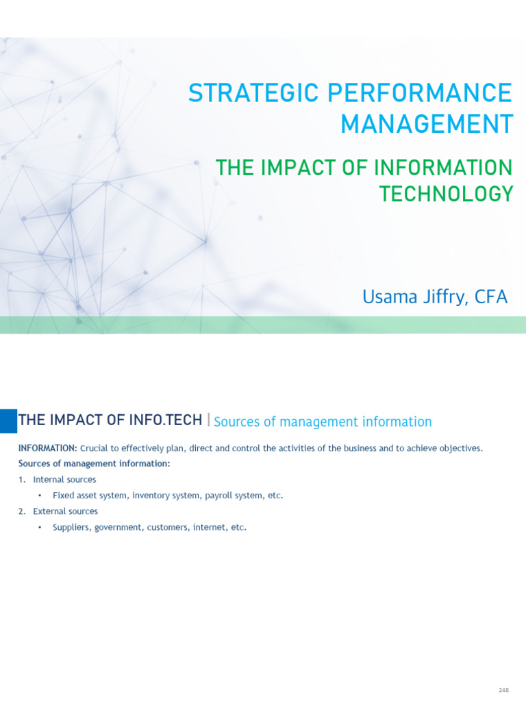 Presentation SPM Chapter 5 Impact of IT | Download Free PDF | Management Accounting | Information