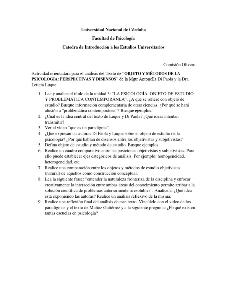 Recursos Texto Di Paola y Luque. | PDF
