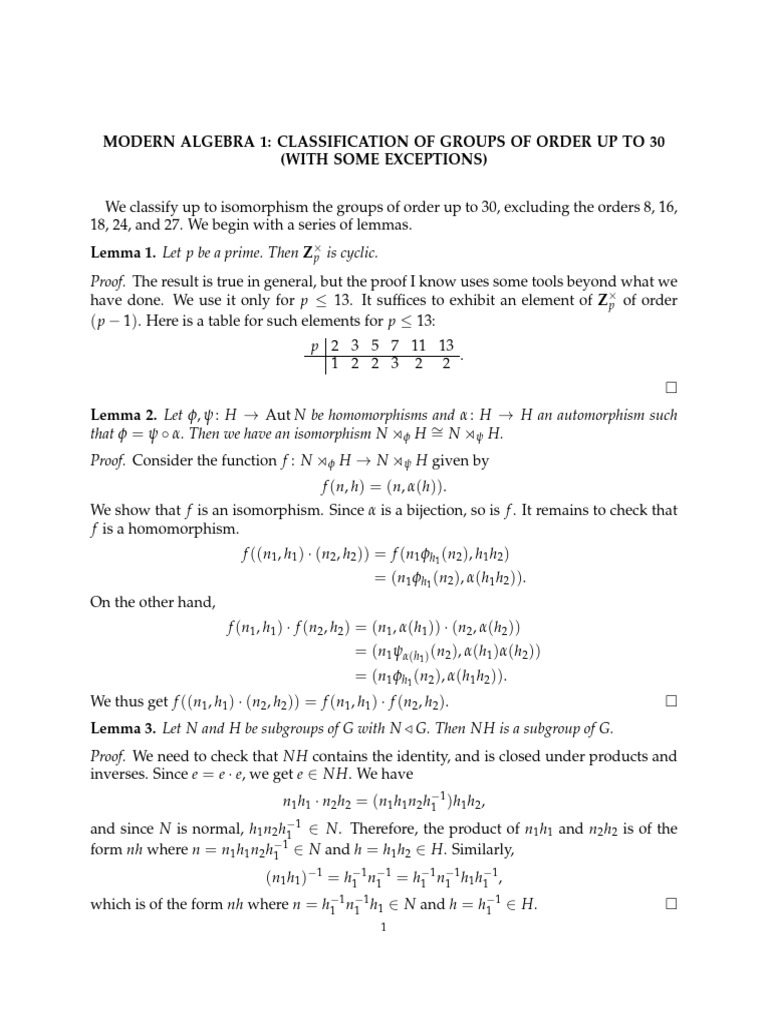Classification 30 | PDF | Theorem | Mathematical Objects