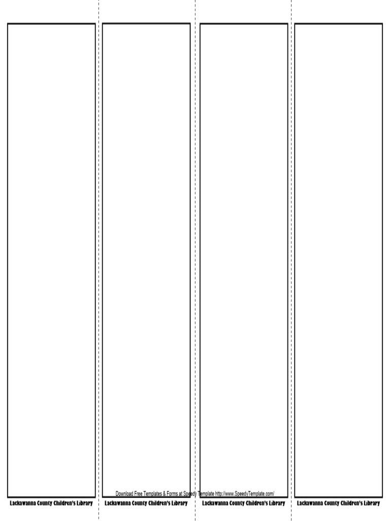 Bookmark Template 1 | PDF