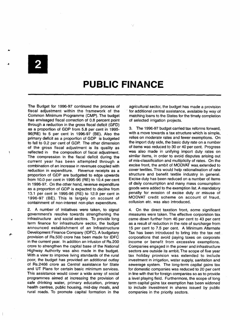 2 Public Finance | PDF
