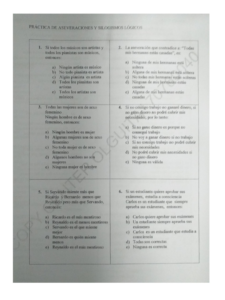 Examenes Pasados | PDF