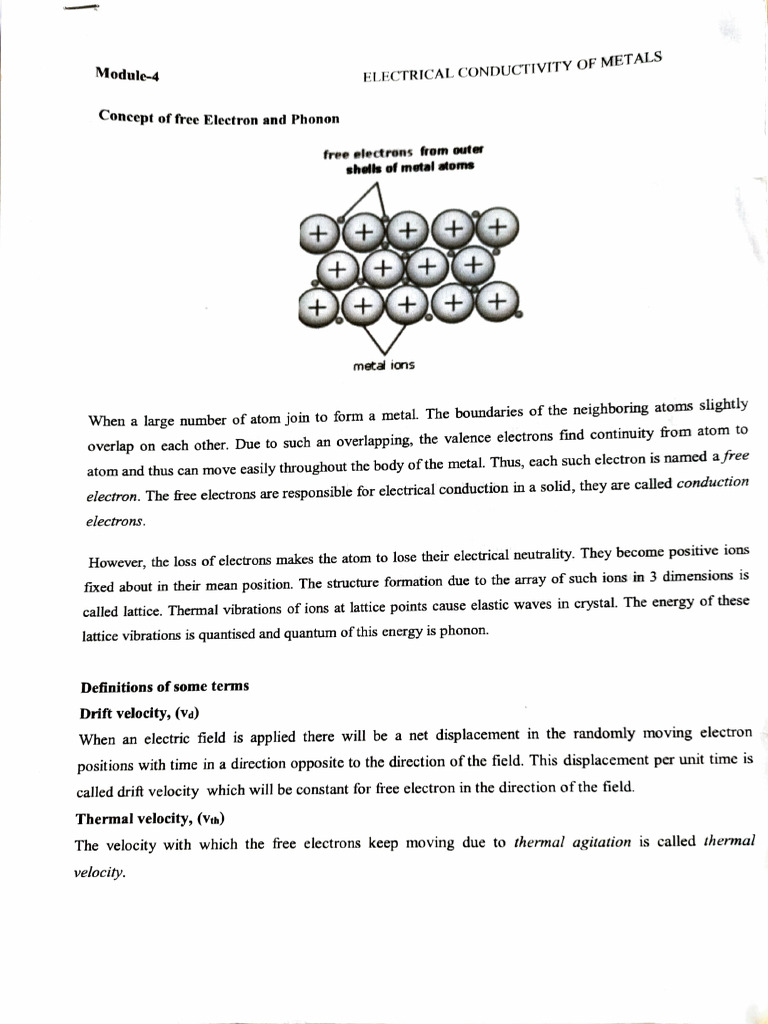 Electrical Properties of Solids | PDF | Electrical Resistivity And ...