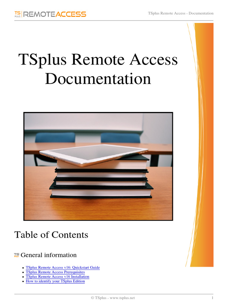 Documentation Ts Plus | PDF | Remote Desktop Services | World Wide Web