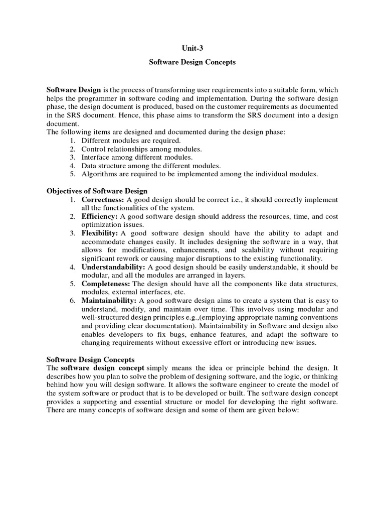 Software Engg. (Unit-3) | PDF | Abstraction (Computer Science) | Object (Computer Science)