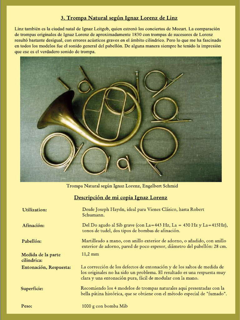 Trompa Natural | PDF