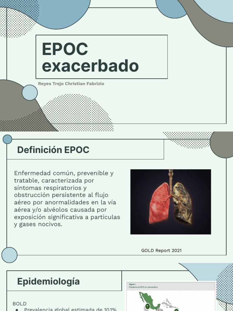 EPOC | PDF | Enfermedad pulmonar obstructiva crónica | Tos