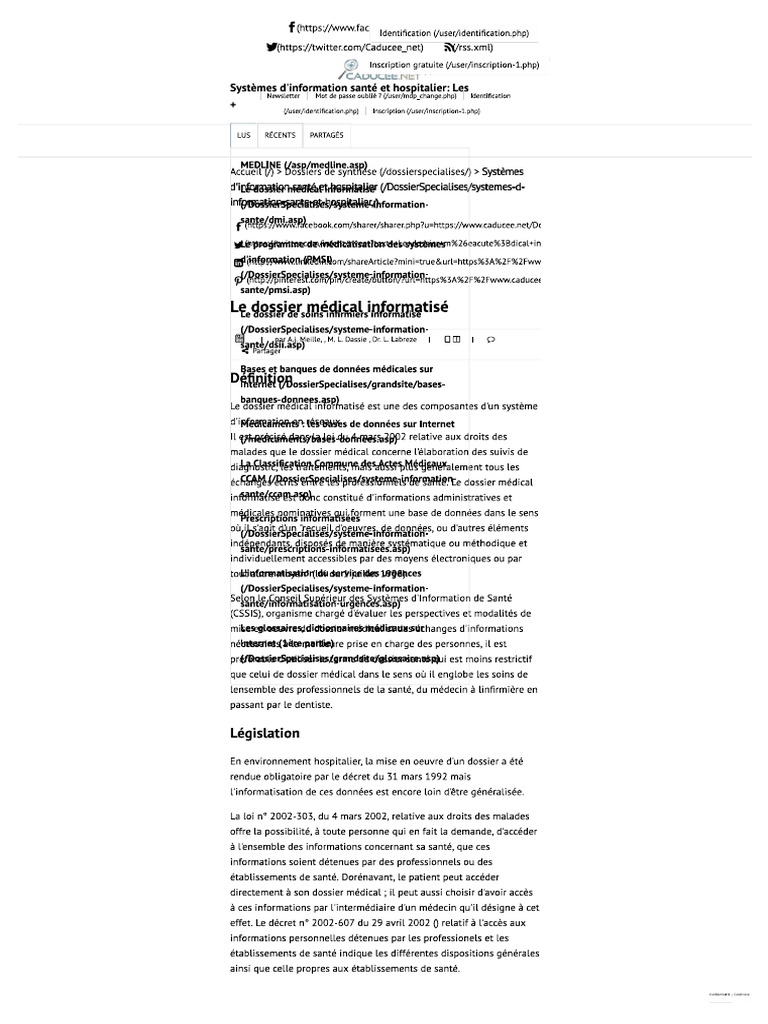 Dossiermed Elect | PDF