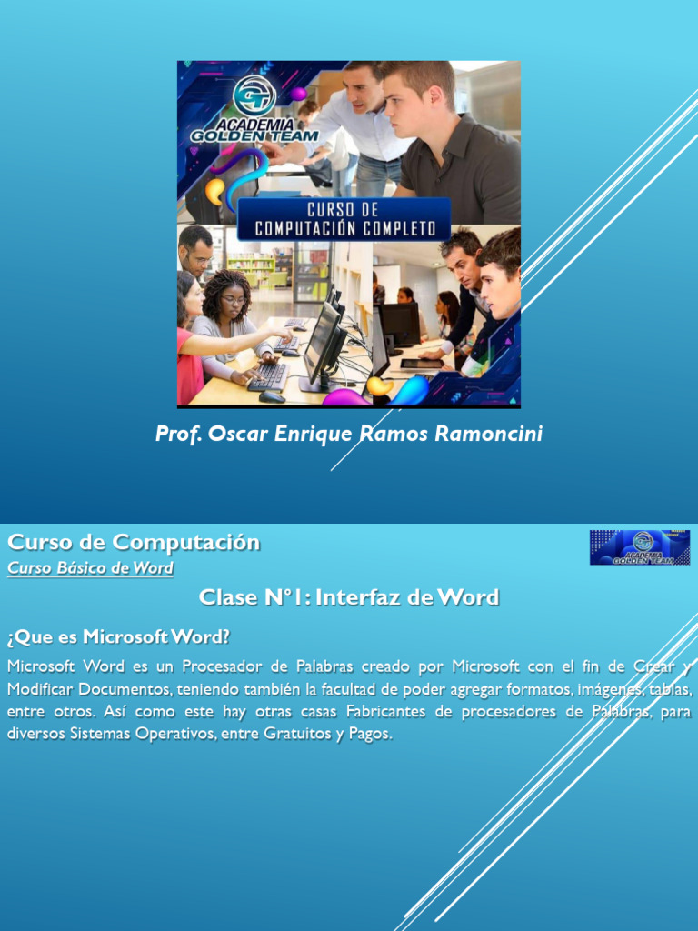 Curso Básico de Word: Comandos y Prácticas | PDF | Microsoft Word ...