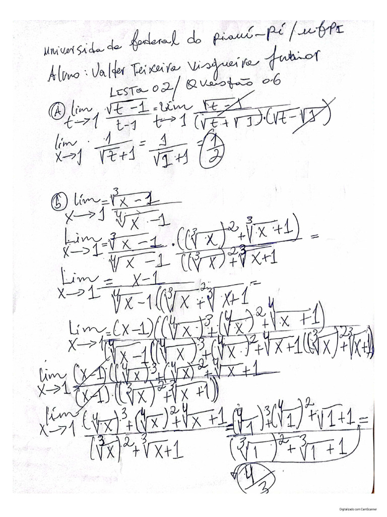 Q 06 Lista 02 | PDF