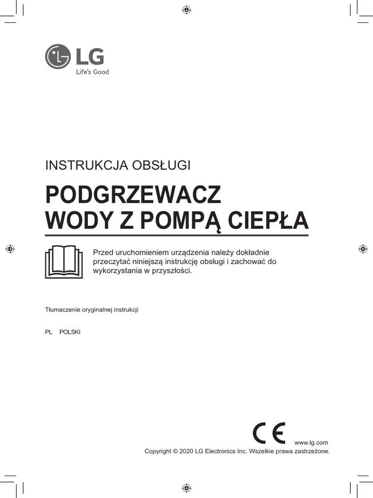 Instrukcja - Montazu I Obslugi - Pompa Ciepla Do CWU R134A - WH2xS.F5 | PDF