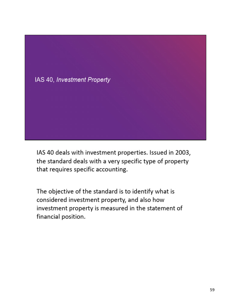 Ias 40 | PDF | Fair Value | International Financial Reporting Standards