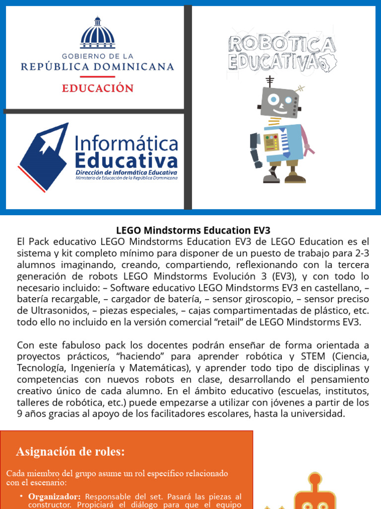 Ev3 Tecnicos | PDF | Robot | Robótica