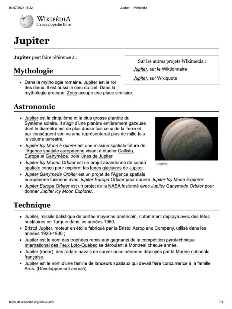 Jupiter | PDF