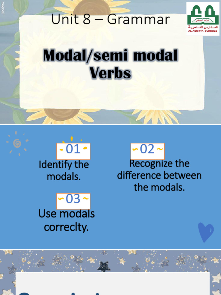 Unit 8 Grammar Modals | PDF | Semantic Units | Syntax Unit 8 Grammar Modals | PDF | Semantic Units | Syntax