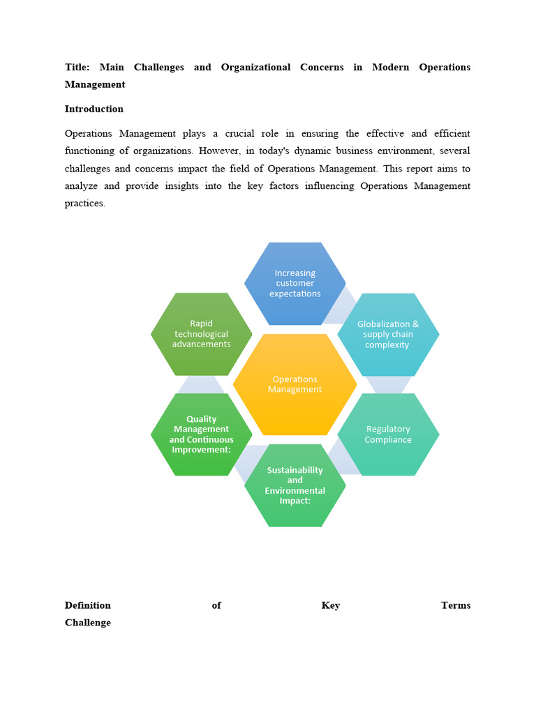 Operations 1st Assignment | PDF | Supply Chain | Operations Management