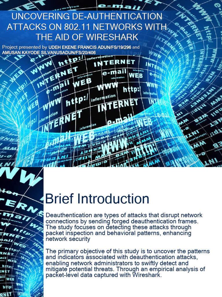 Project Presentation | PDF | Computer Network | Denial Of Service Attack