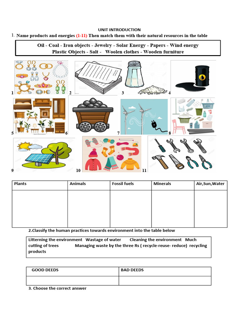 Environmental Awareness Activities | PDF | Science & Mathematics