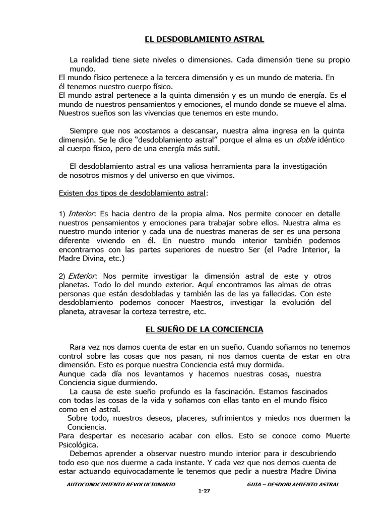 Guia-Desdoblamiento Astral | PDF | Alma | Amor