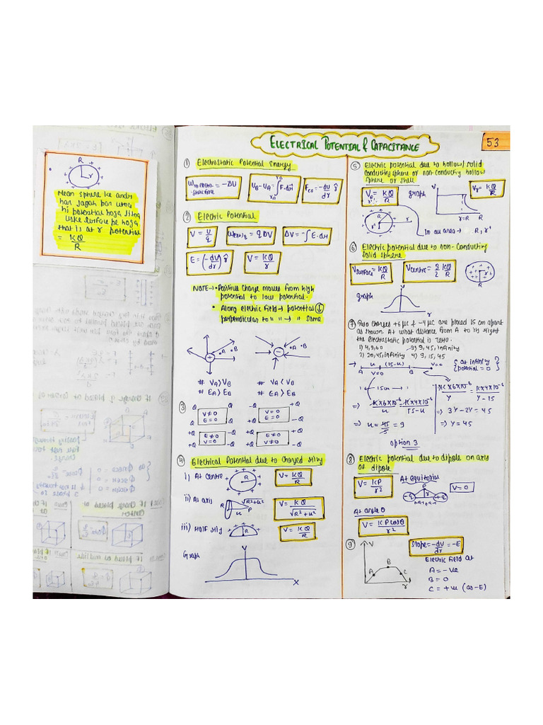 Electric Potential And Capacitance Pdf