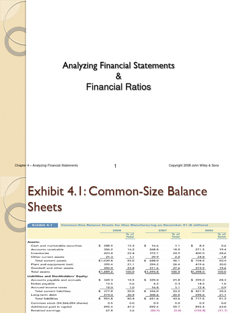 Financial Ratio | PDF | Leverage (Finance) | Equity (Finance)