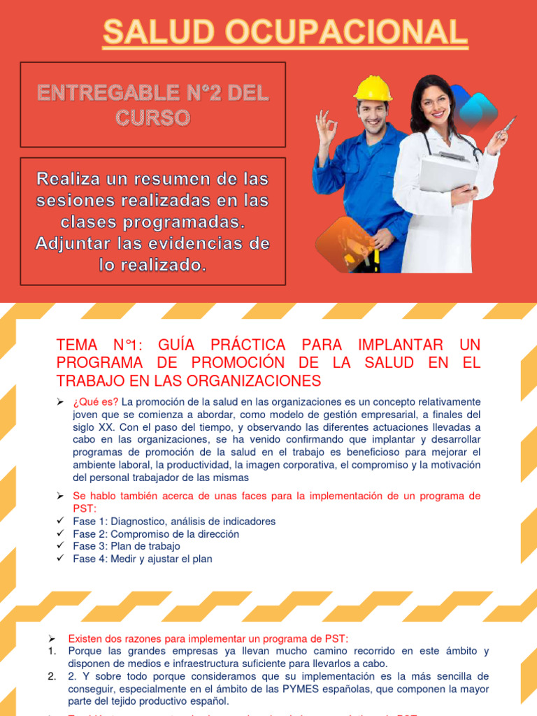 Entregable N°2 Salud Ocupacional | PDF | Aislador (Electricidad) | Alimentos