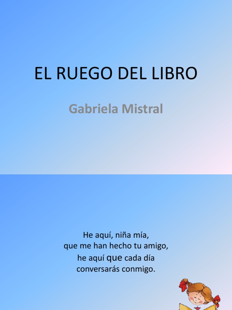 El Ruego Del Libro | PDF