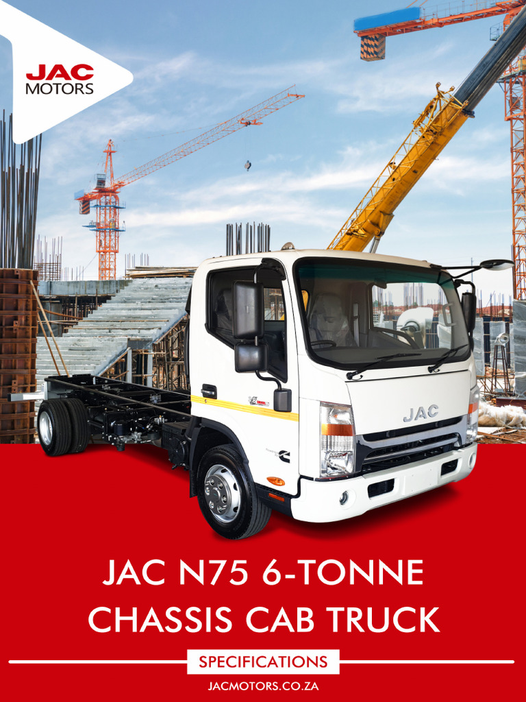 JAC N75 6 Tonne Chassis Cab Brochure | PDF