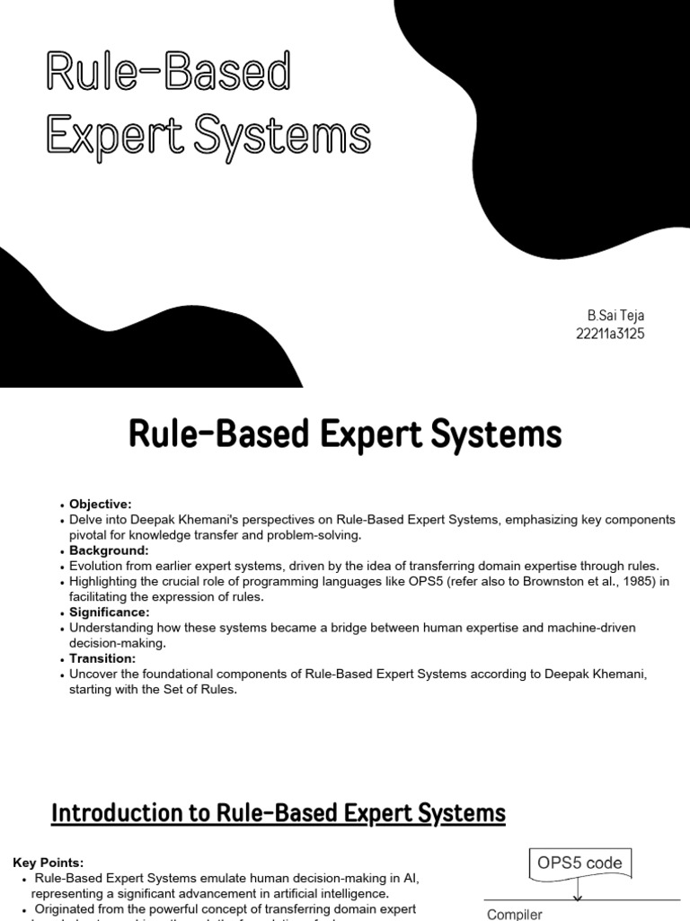 Rule-Based Expert Systems | PDF | Expert | System