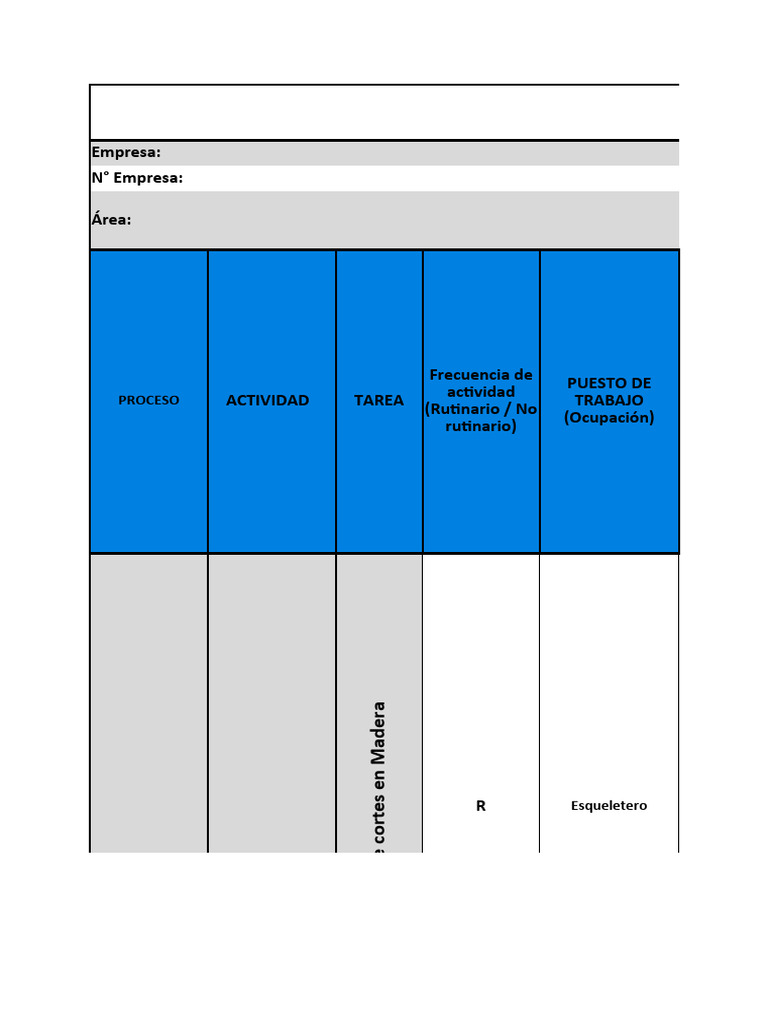 Formato MIPER | PDF | Factores humanos y ergonomía | Combustión