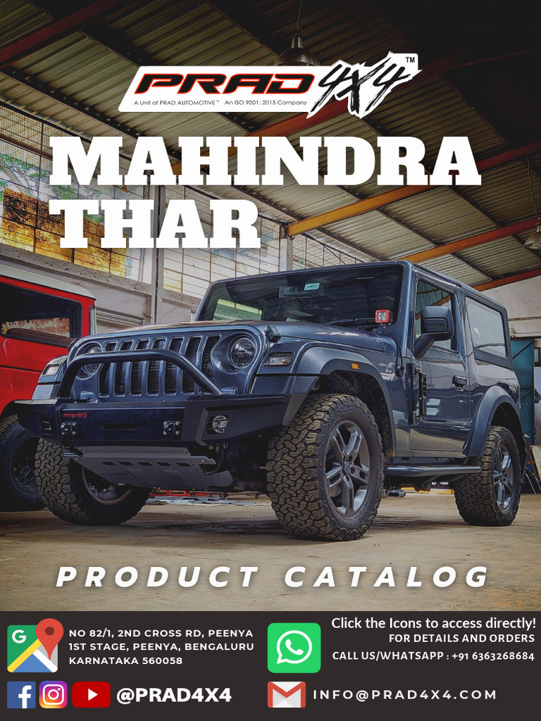 Prad4x4™ New Thar Catalog | PDF | Vehicles | Land Vehicles
