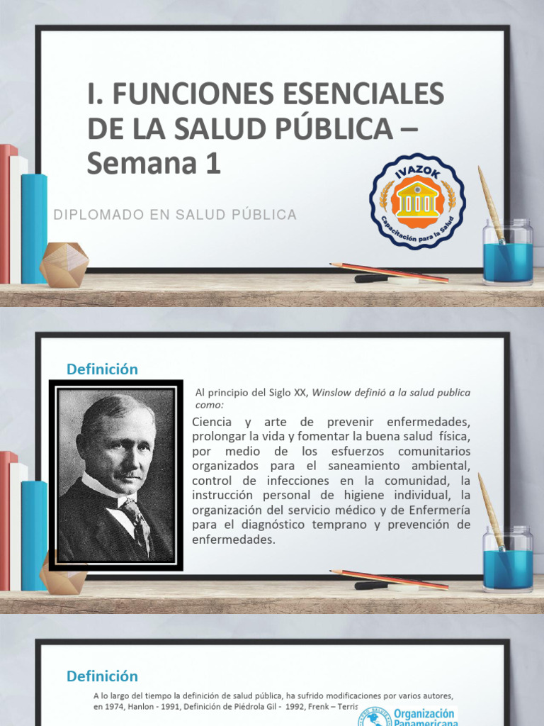 I Funciones Esenciales de La Salud Publica - Semana 1 | PDF | Salud pública | Promoción de la salud