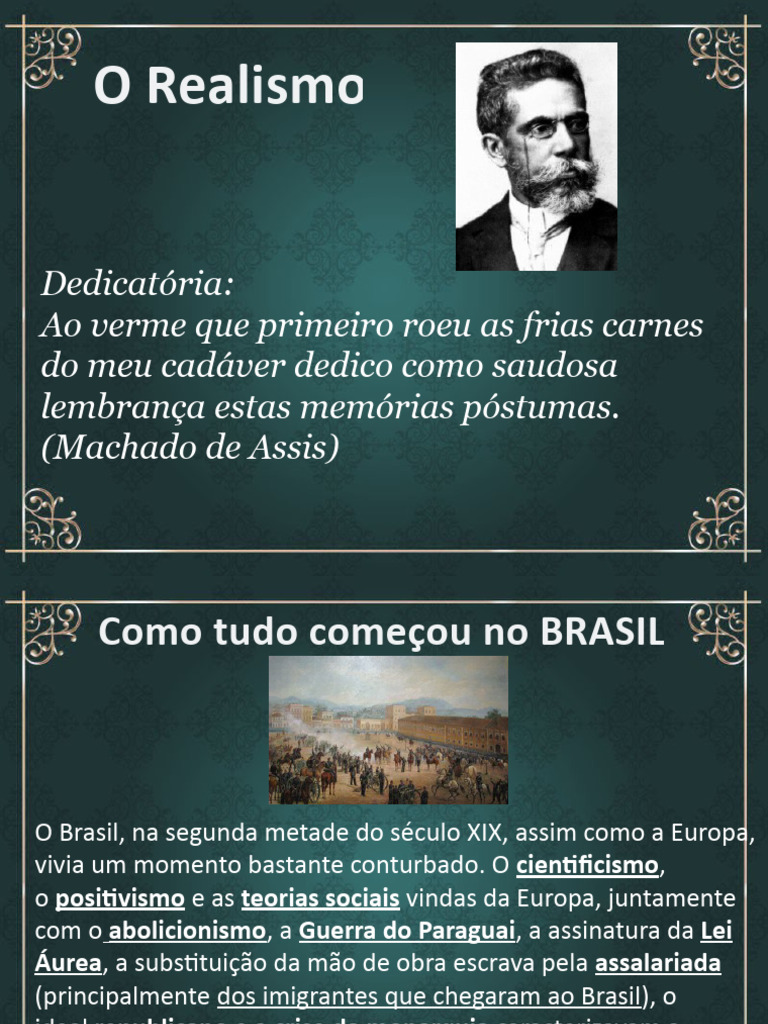 Realismo no Brasil: Contexto e Características | PDF | Sociologia ...