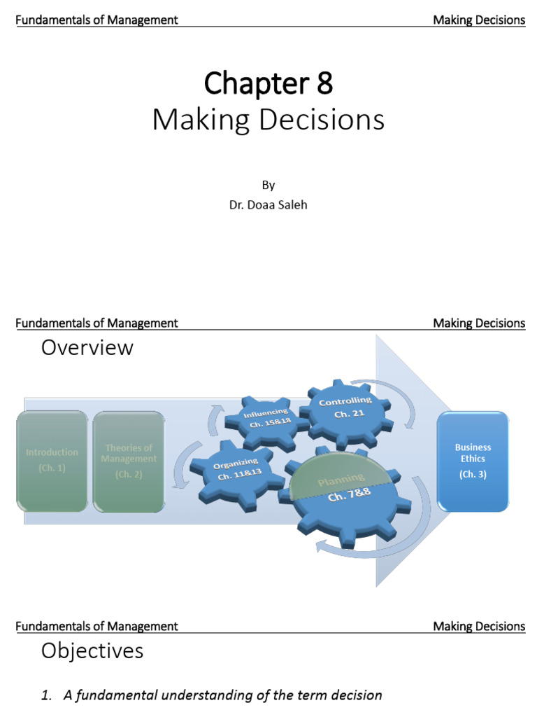 08 Lecture | PDF | Decision Making | Rationality
