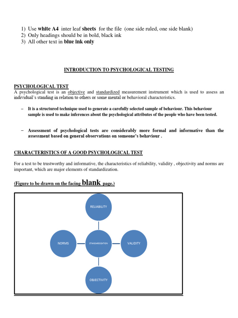 Characteristics of Psychological Tests | PDF | Validity (Statistics ...