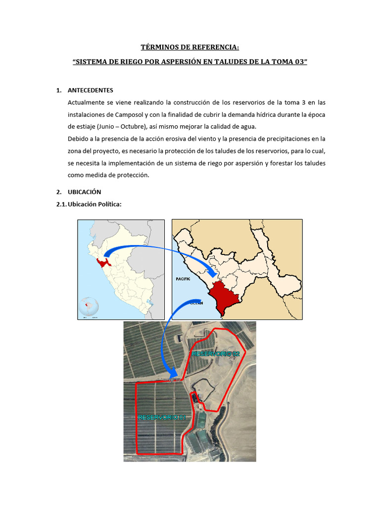 TDR Sistema de Aspersion Toma 3 - Agricultor Final | PDF | Business | Riego