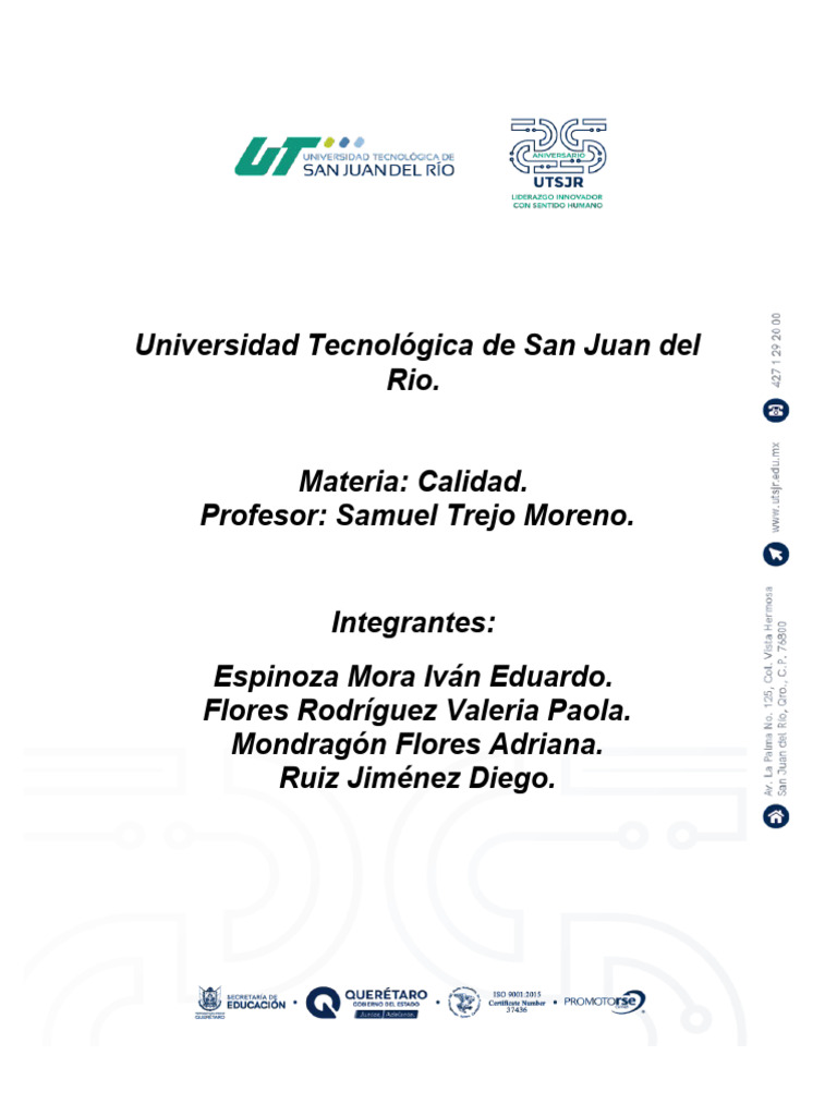 Principales Teóricos de la Calidad | PDF | Calidad (comercial) | Lean ...