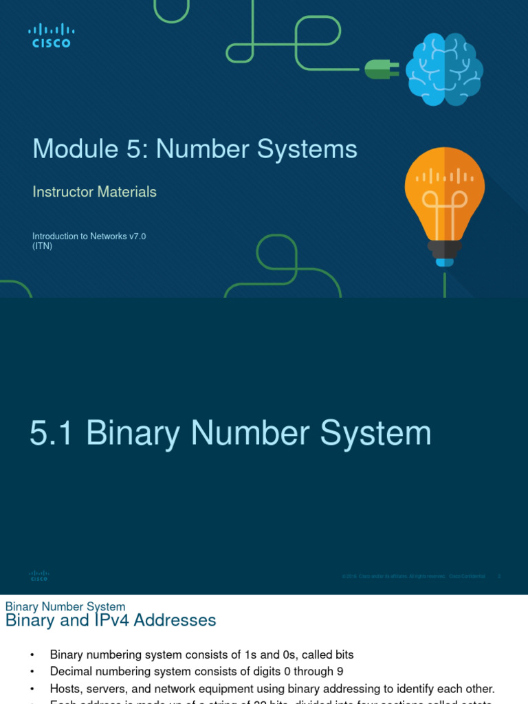 ITN Module 5 | PDF | I Pv6 | Arithmetic