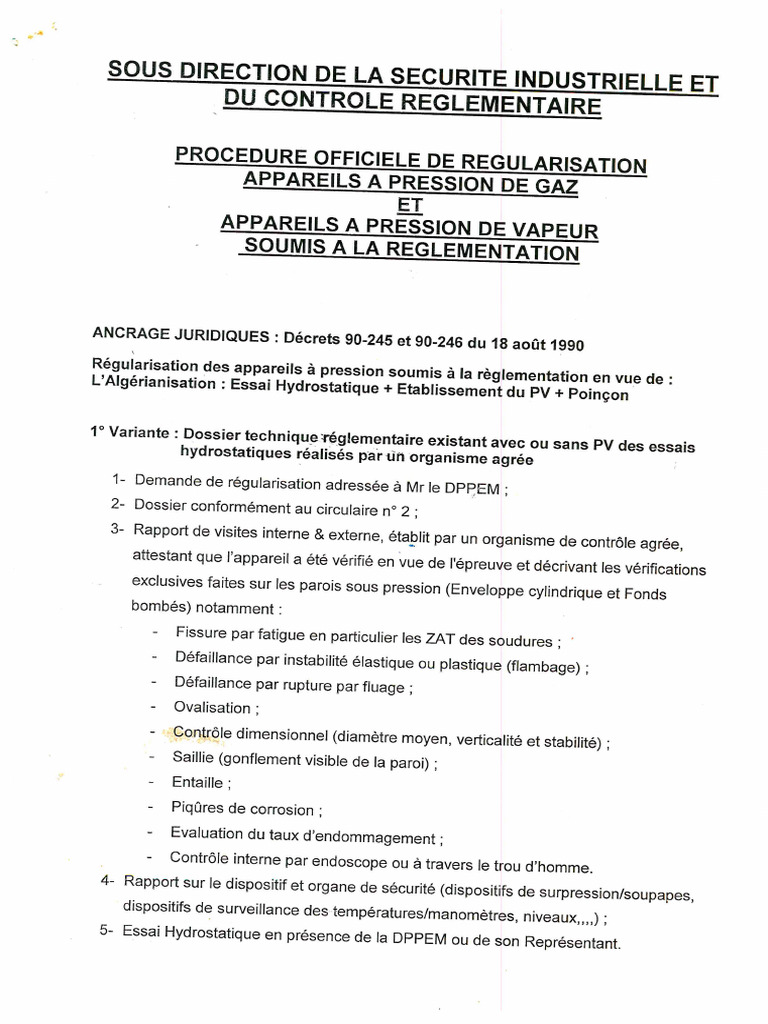 Procedures Algerianisation Dpem | PDF