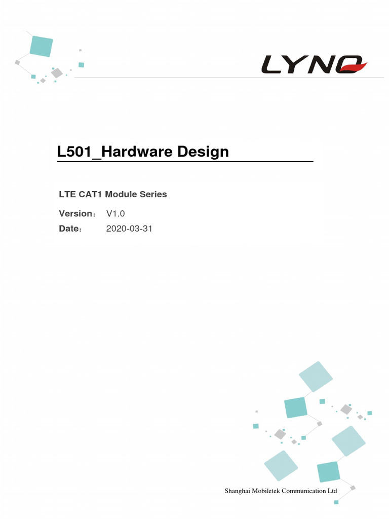 L501 Hardware Design | PDF | Usb | Input/Output