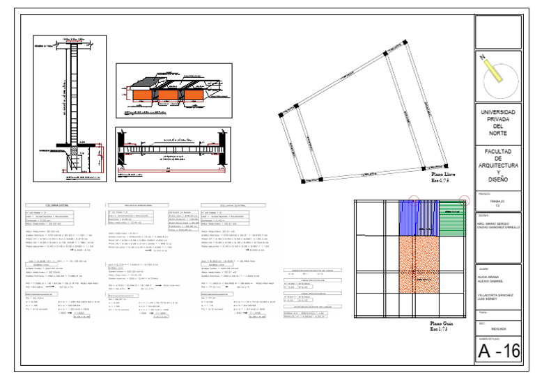 Plano de Estructuras Gabo 2 | PDF | Albañilería