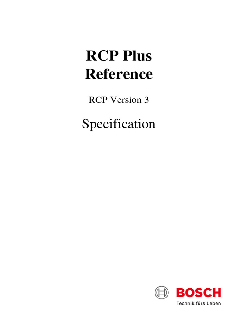 RCP Doc 8.90.37 | PDF | Ip Address | Port (Computer Networking)