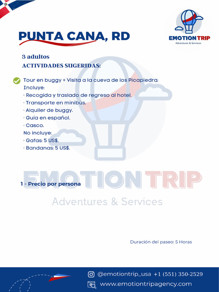 Actividades Punta Cana PDF | PDF