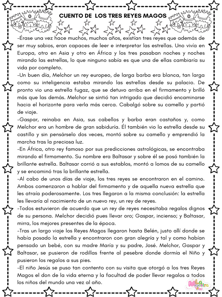 Dia de Reyes - Lamaestraviri | PDF | Reyes Magos